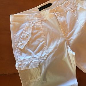 Calvin Klein Jeans | Pants & Jumpsuits | Calvin Klein Cropped White ...